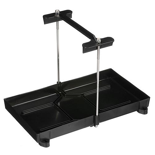 SEACHOICE 22041 BATTERY TRAY WITH STAINLESS STEEL HOLD DOWN RODS ...