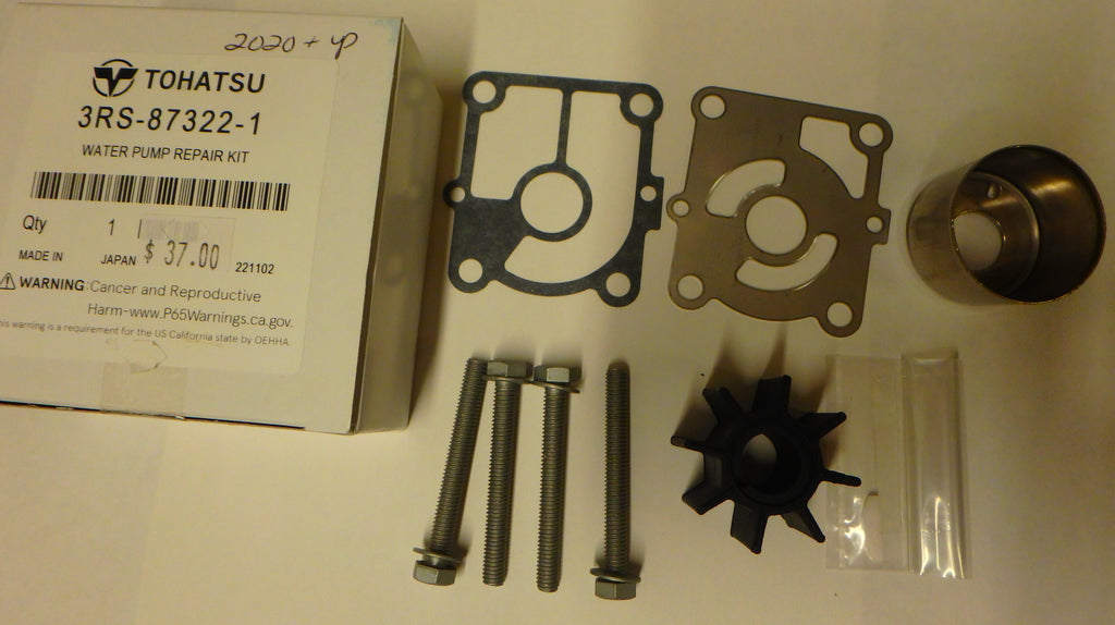 TOHATSU 3RS-87322-1 WATER PUMP REPAIR KIT 2020 AND NEWER – BoatsnMotors